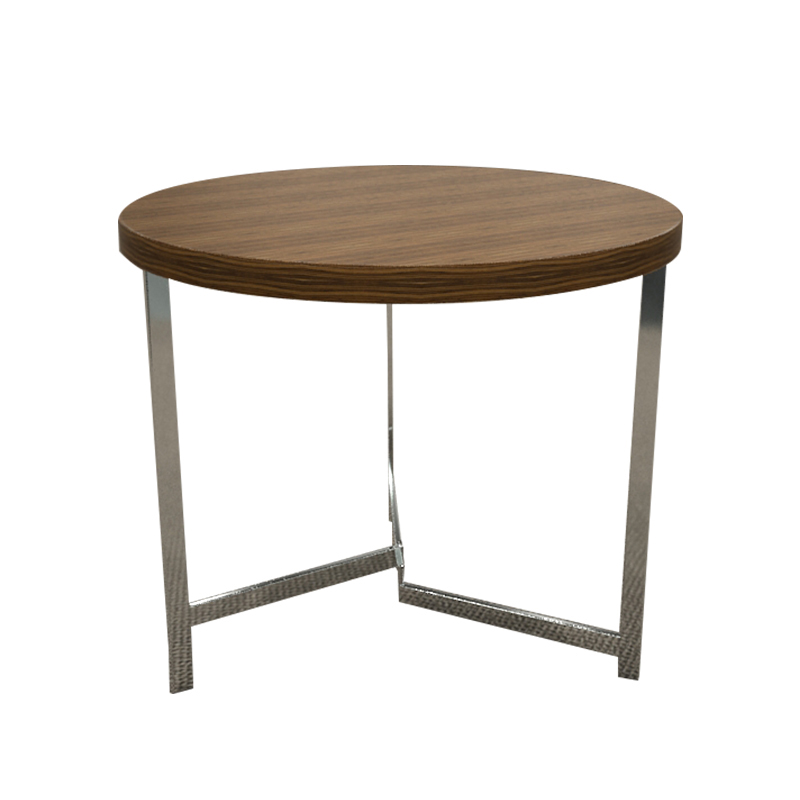 Customizable Wooden Round Dining Table with Metal Legs – NACYC ENERGY