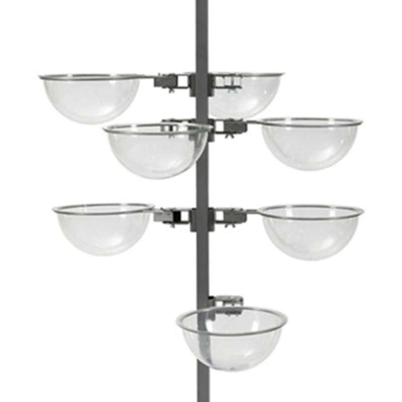 Customizable 4-Tier Acrylic Bowl Display Stand for Retail and Events ...