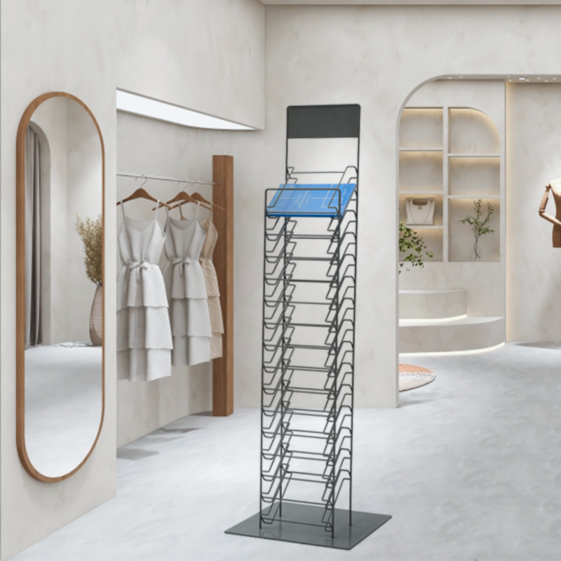 Customizable Magazine Display Rack – Stylish and Functional Stand for ...