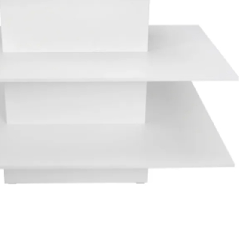 Multi-Tier Retail Display Table with 3 Shelves for Boutique & Store Use ...