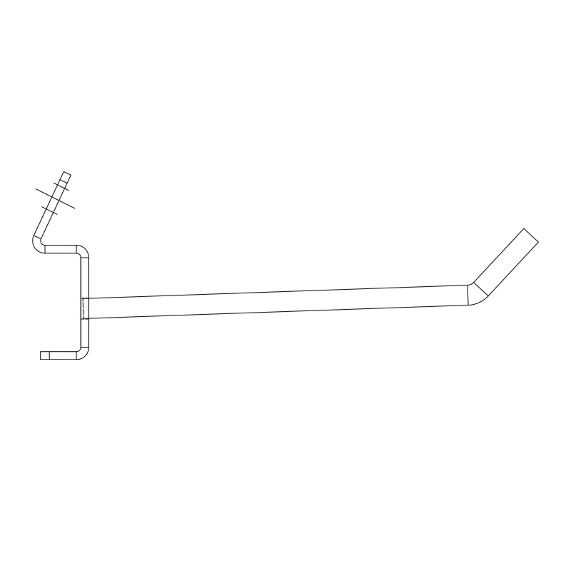 Single Wire Retail Display Hook for Slatwall – Durable and Space-Saving ...