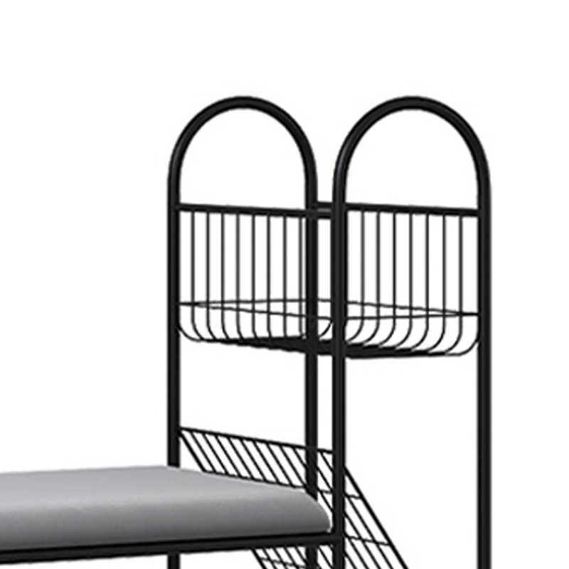 Fashionable Light Shoe-Wearing Chair with Metal Bench – Stylish ...