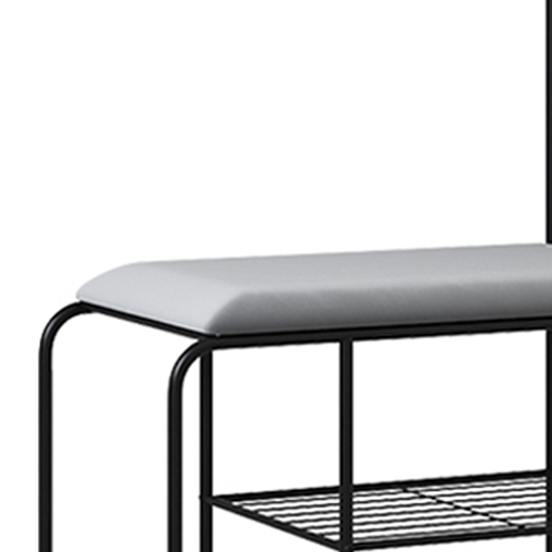 Fashionable Light Shoe-Wearing Chair with Metal Bench – Stylish ...